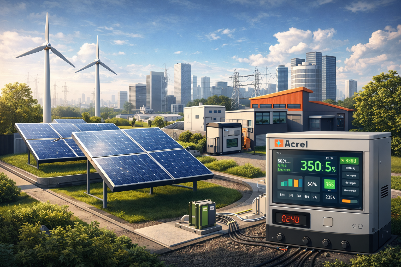 Acrel Solusi Microgrid untuk Efisiensi dan Kemandirian Energi